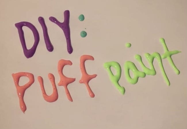 DIY Puff Paint | For Every Mom