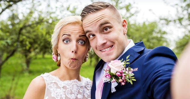funny-face-bride-and-groom | For Every Mom