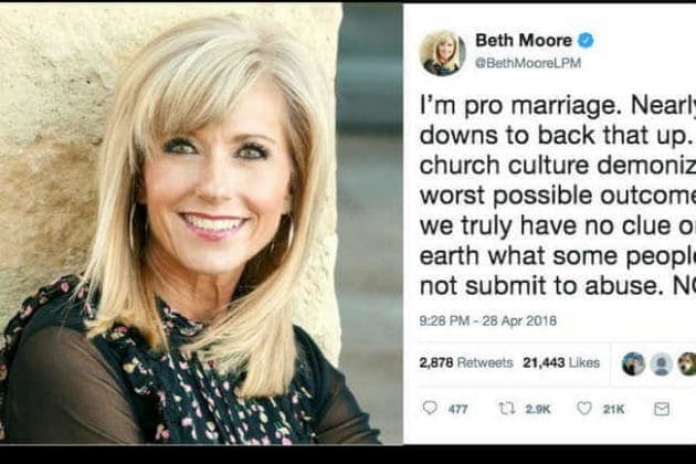 Beth Moore to Christian Leaders: Wives Do NOT Submit to Abuse. EVER.
