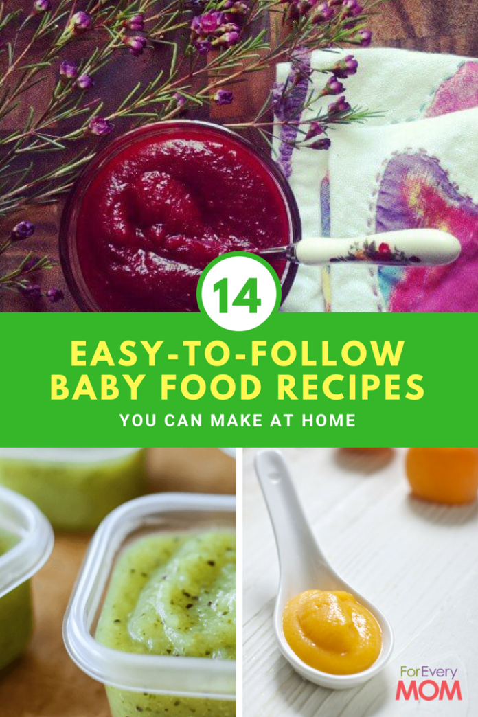 14 Easy-to-Follow Baby Food Recipes You Can Make at Home
