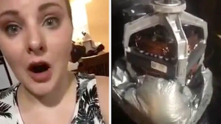 Hysterical Mom Posts Viral Video After She Gets a "Bomb" In the Mail
