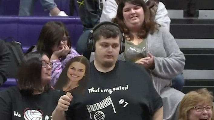 Silent Volleyball Crowd Allows Player's Brother With Autism and Noise ...