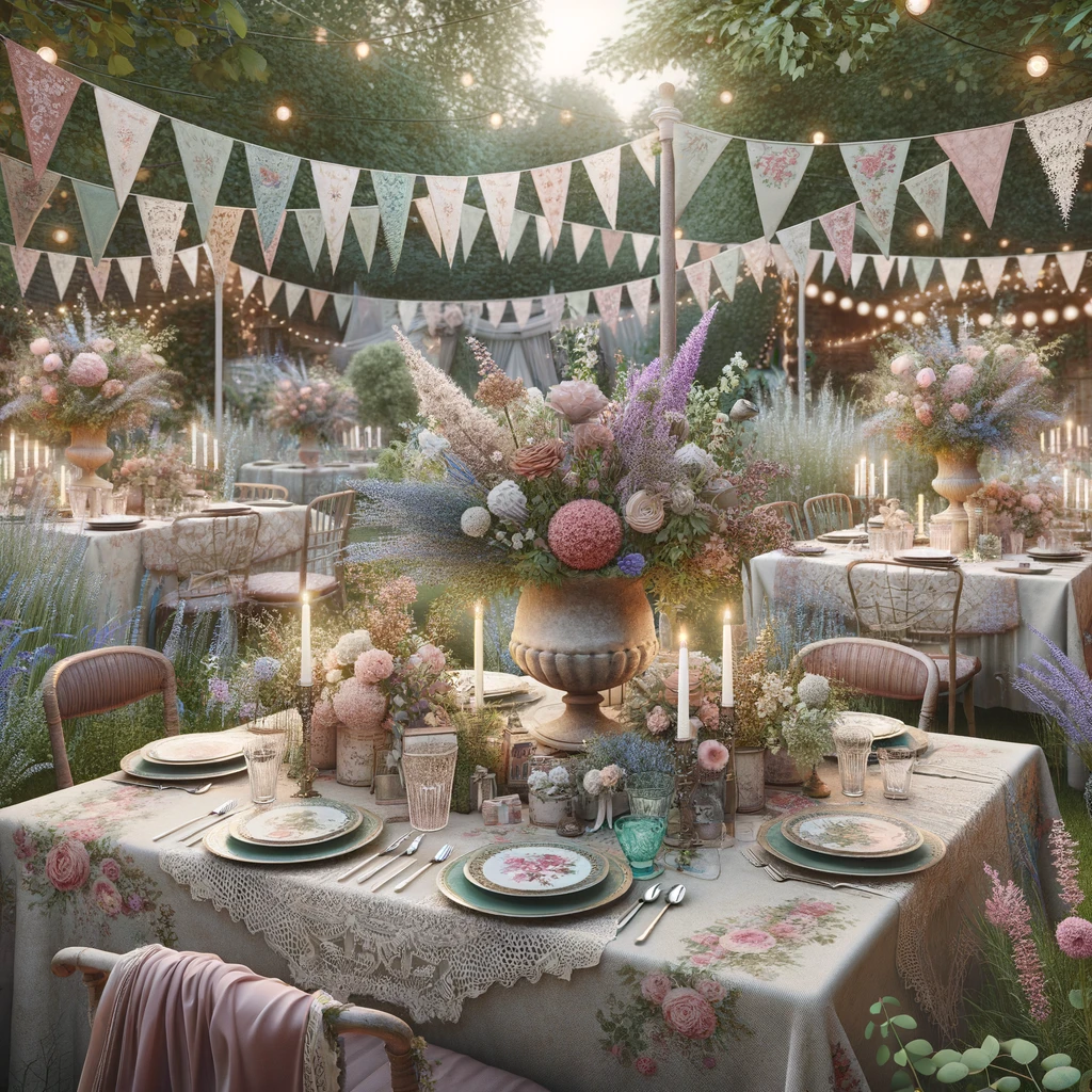 vintage garden party idea | For Every Mom